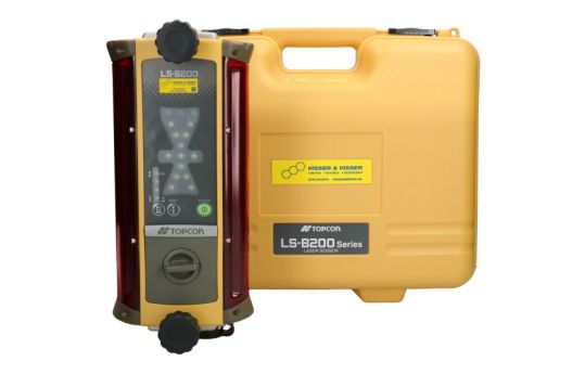 Machineontvanger Topcon LS-B200 met accu in koffer
