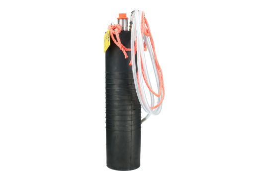 Rioolcilinder type TRB FLEX 15-30 cm doorvoer 2 bar met 3 m slang en koord