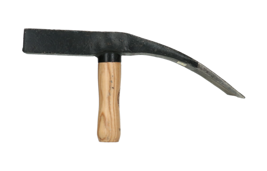 Straathamer / keihamer 10 cm met houten steel